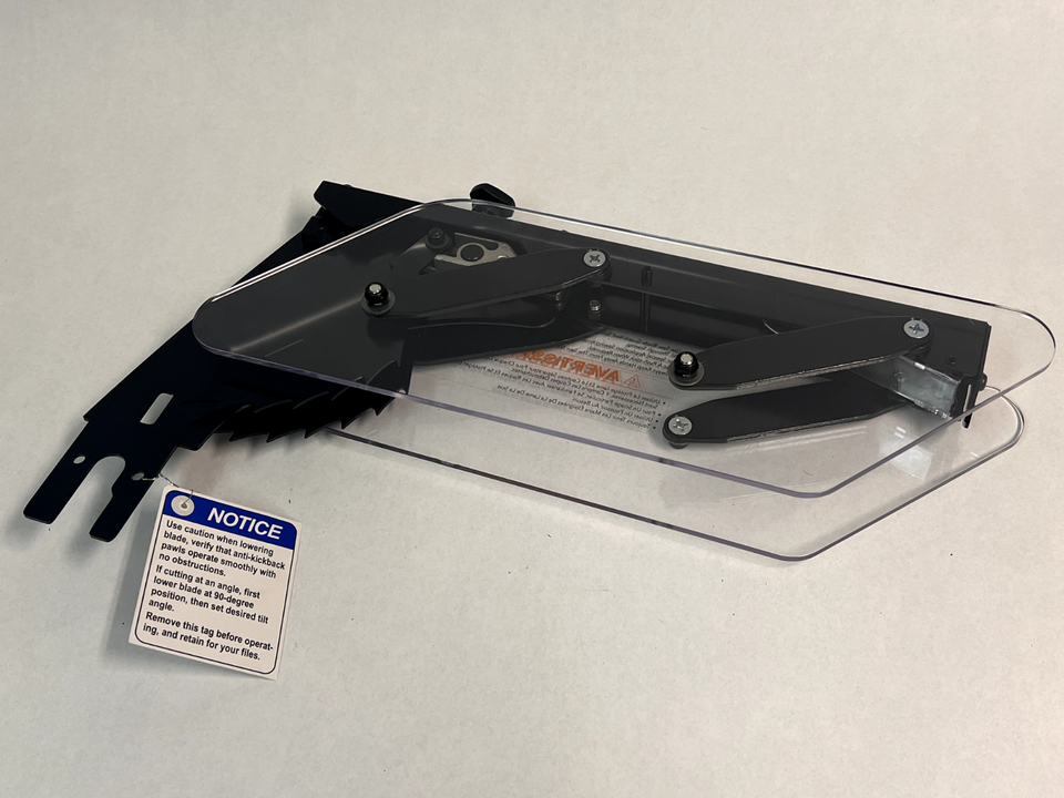 Powermatic Model PM2000B Tablesaw complete Blade Guard Assembly ...