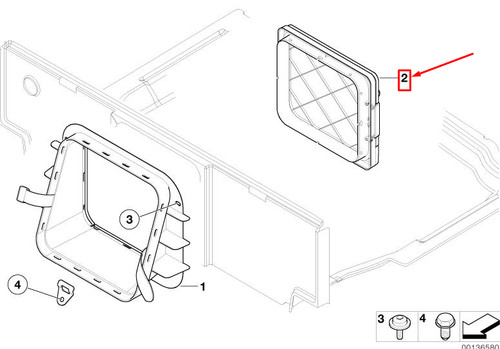 NEW BMW 6 COUPE E63 SKI BAG COVER 72608268953 8268953 OEM NO DUTY TO 🇺🇸 ...