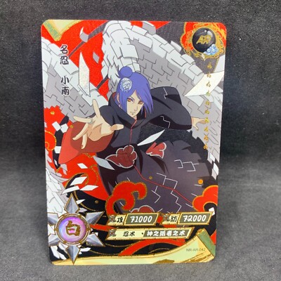 Naruto Kayou CCG - Konan AR-042 Gold Full Art - Naruto Trading Card ...