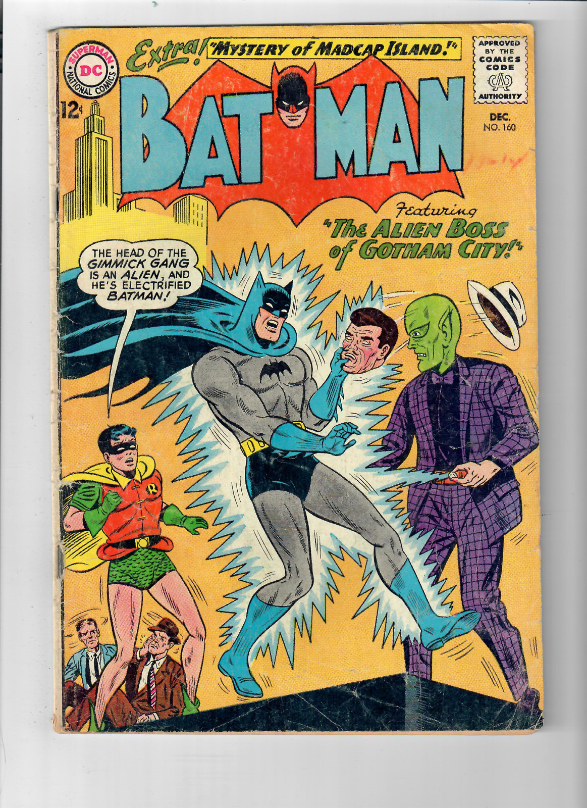 BATMAN #160 (Vol. 1) – Grade 4.0 – Sheldon Moldoff Art! | eBay