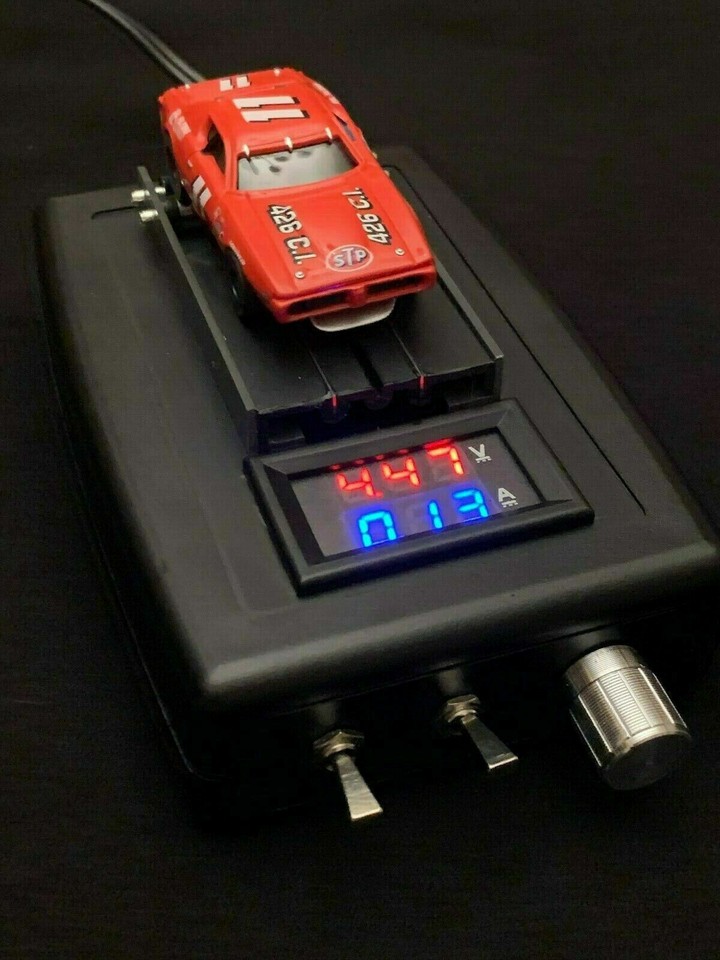 HO 1/64 SLOT CAR RUNIN BOX DYNO TESTBED FOR AURORA TJETS AFX TYCO ETC ...