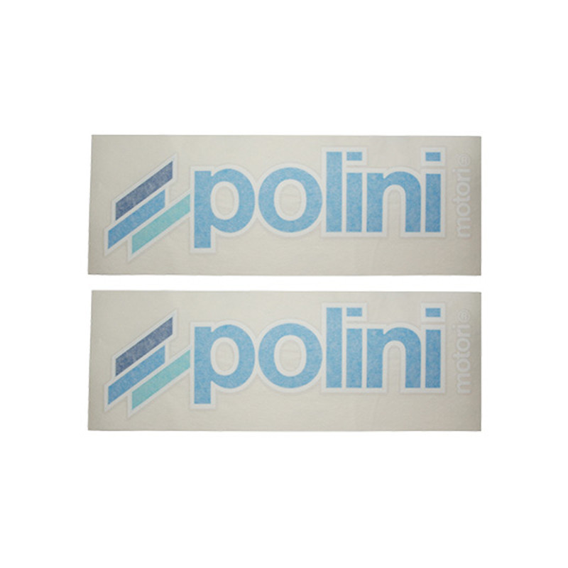 POLINI STICKER 8x23CM BIKE MOPED RACING SCOOTER STICKERS VINYL DECALS ...