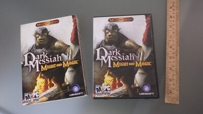 Vtg 2006 Video PC Game Dark Messiah Might & Magic Gatefold Big Box *CIB ...