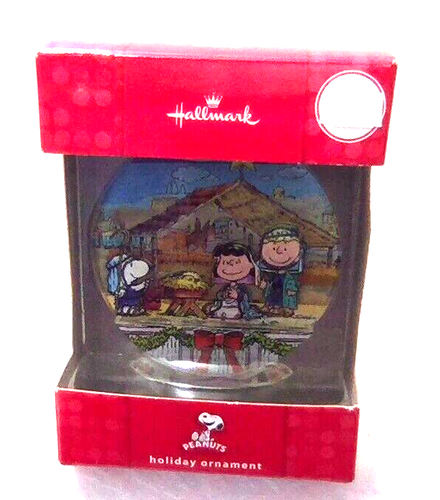 Peanuts Hallmark Holiday Ornament Box Snoopy Charlie Brown And Lucy New ...