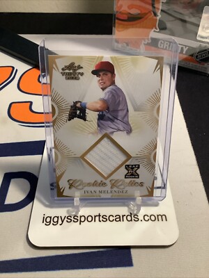 2023 LEAF TRINITY IVAN MELENDEZ RC PATCH ROOKIE RELICS ARIZONA ...