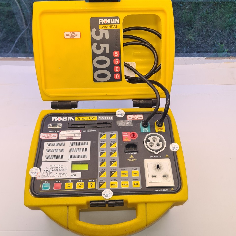 Robin Smartpat 5500 Portable Appliance Tester PAT | 110V 240V IT 26A ...