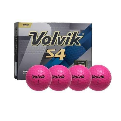 Volvik 9654 S4 Premium Tour Pink Golf Balls for sale online | eBay