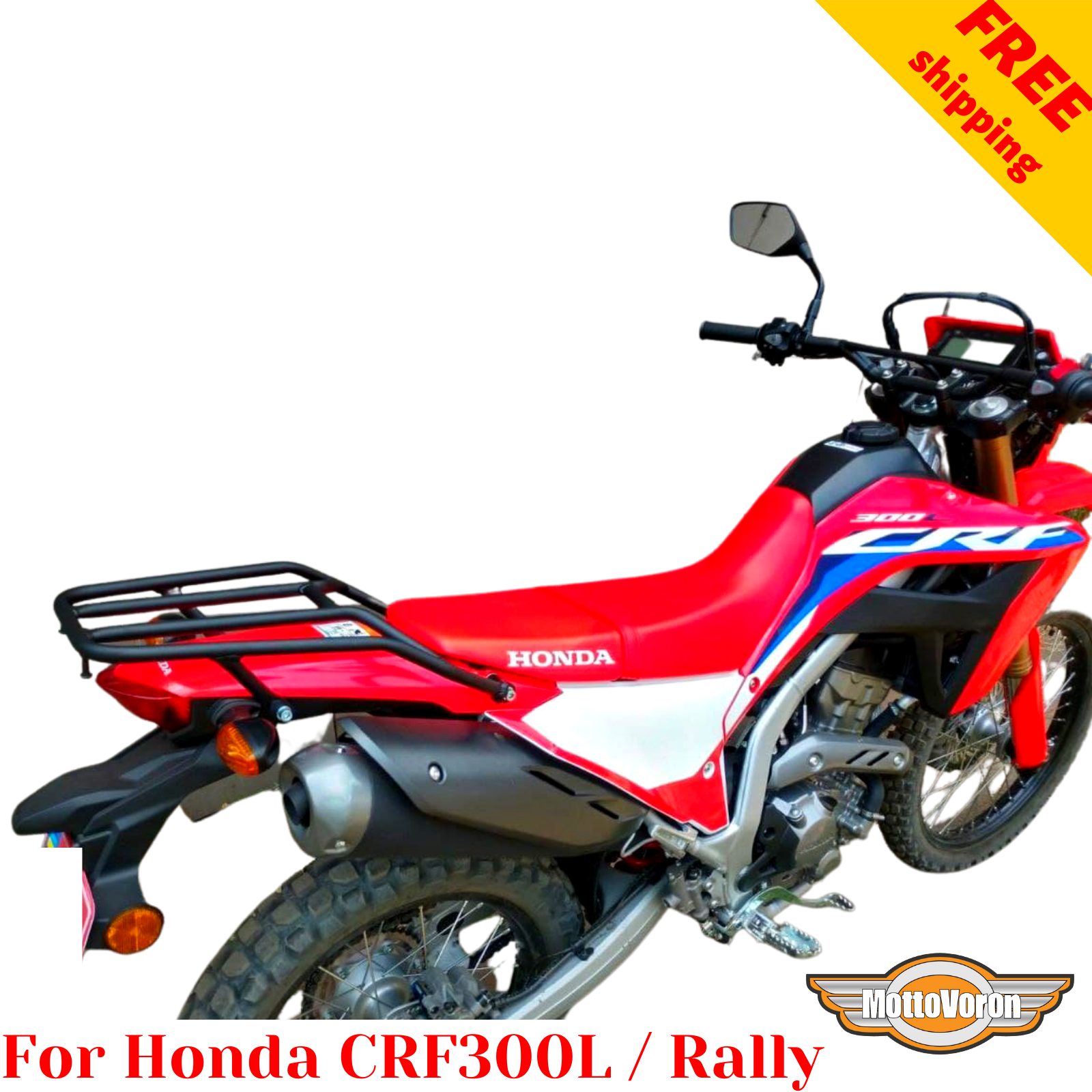 For Honda CRF300L Rear rack CRF 300 Rally Rear luggage rack CRF300L ...