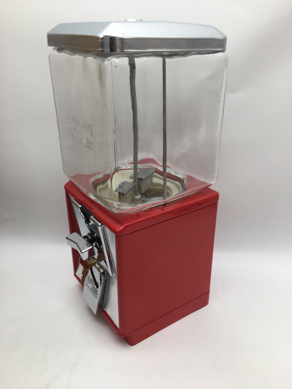 Red Northwestern Glass M 60 New Refurbished gumball candy nut vending ...