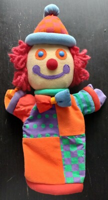 Vintage Gymboree Gymbo Clown Plush Hand Puppet Doll Vintage | eBay