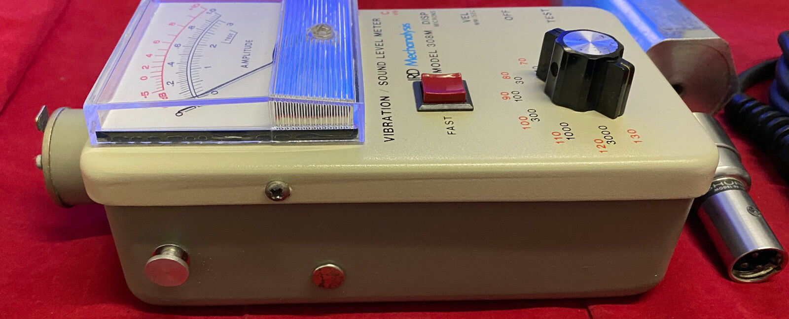 IRD Mechanalysis Model 308M Vibration / Sound Level Meter as is for ...