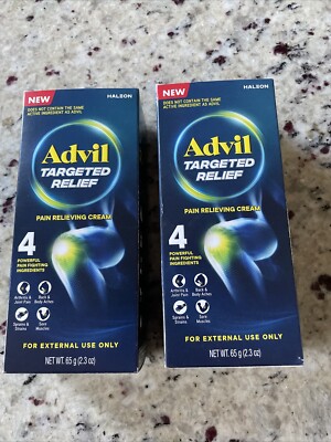 (2PACK) Advil Targeted Relief Pain Relieving Cream 2.3oz Each | eBay