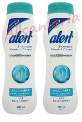 2X ALERT SHAMPOO HIDRATANTE - 2 de 700ml | eBay