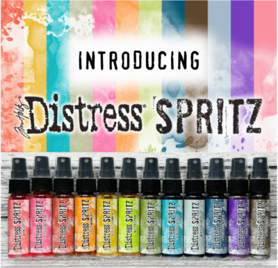 Ranger Tim Holtz DISTRESS SPRITZ SPRAYS- All 12 Color Set Bundle- IN ...