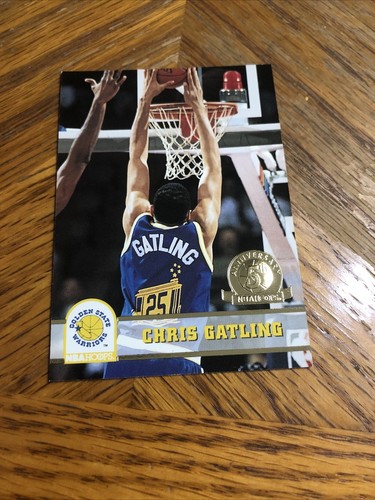 1993-94 Hoops Fifth Anniversary Gold #336 Chris Gatling Golden State ...