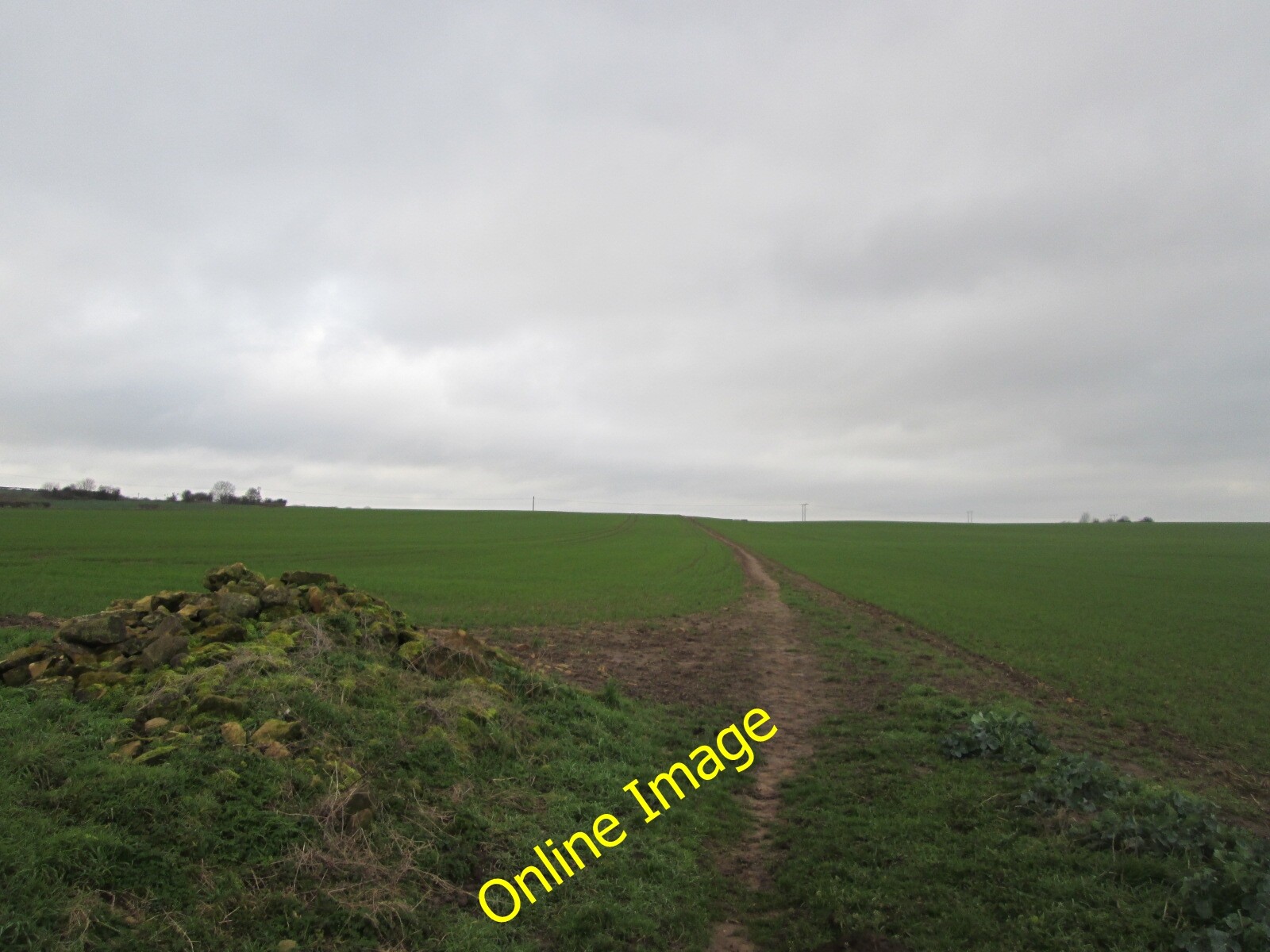 Photo 6x4 Extension of Church Lane towards Leys Lane Gildingwells c2014 ...