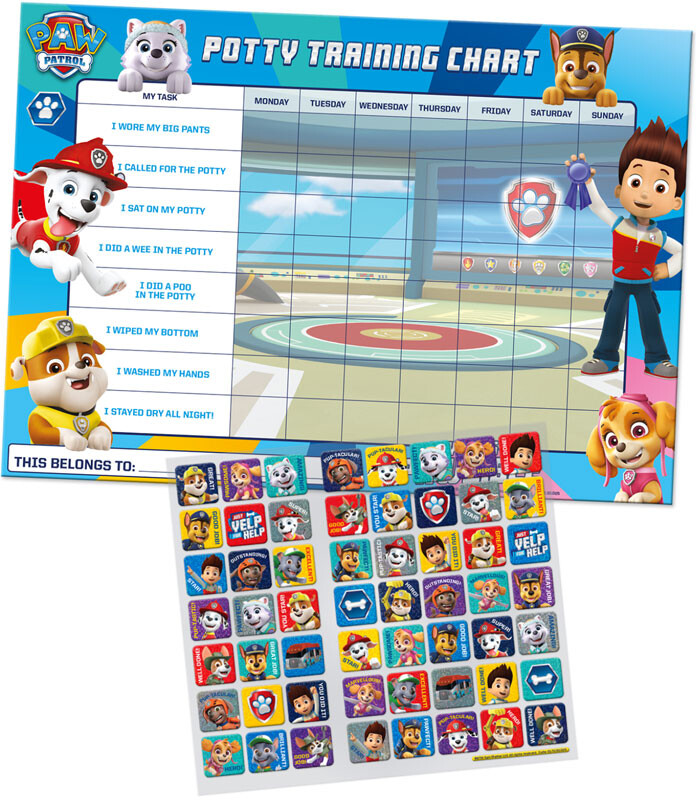 Printable Paw Patrol Reward Chart