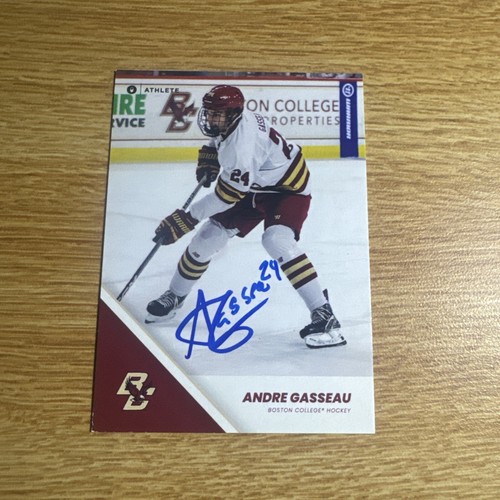 2023-24 Boston College Andre Gasseau ONIT Athlete #3 Boston Bruins ...
