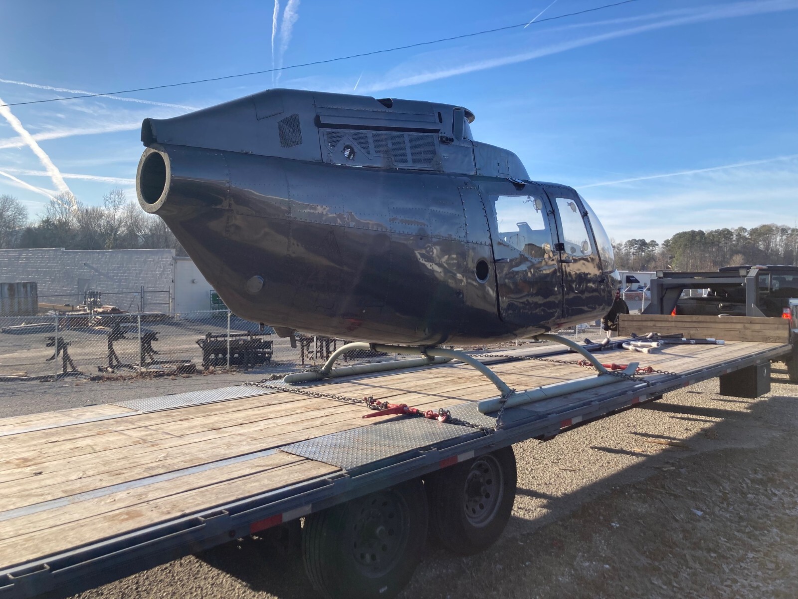 Bell Helicopter OH-58 206 Fuselage w/Doors & Engine Cowling Static ...