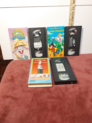 Bugs Bunny Classics Looney Toons VHS lot of 3 Hare Brained Hits ...