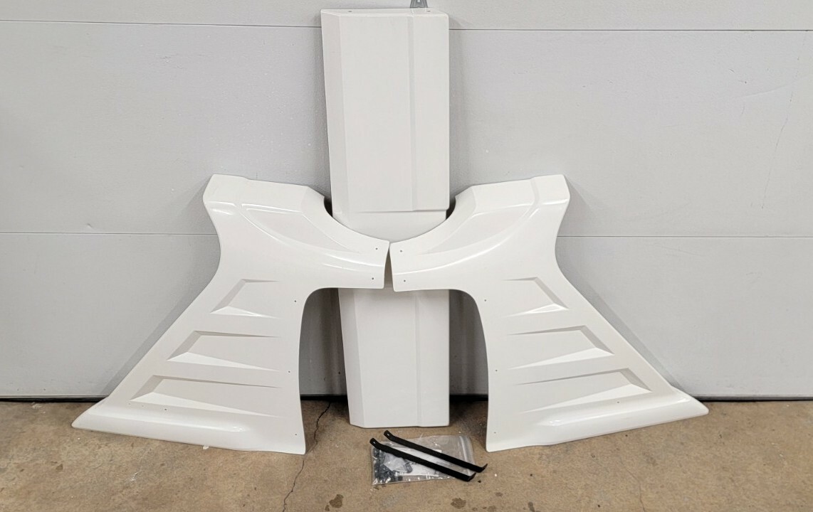 94-01 Dodge RAM Lund Racer Fast Back EXT CAB Fairing Spoiler Racerback ...