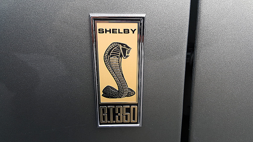 1967 67 FORD MUSTANG SHELBY GT350 COBRA ELEANOR FENDER EMBLEM BADGE w ...