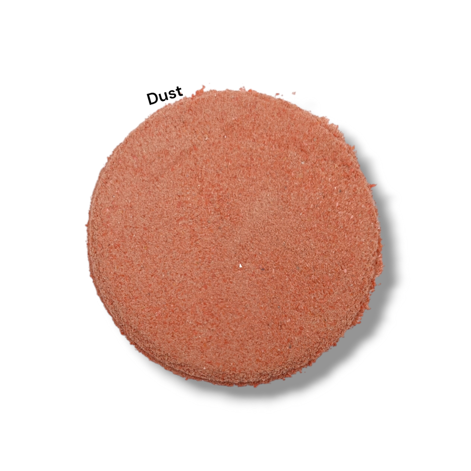 Crushed Orange Coral Dust Stone Powder Stone Sand Woodworking Ring ...
