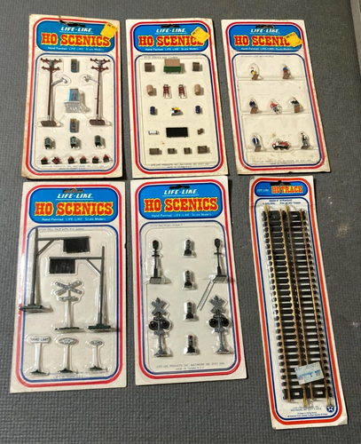 Lot (6) Life-Like Trains HO Scenics & Track Accessories | eBay