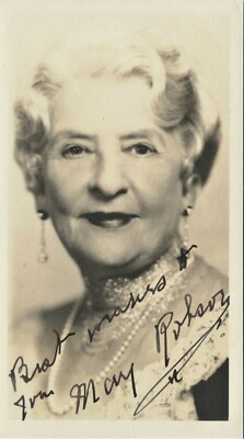 Vintage MAY ROBSON Signed Photo | eBay