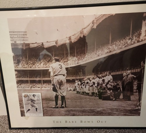 The Babe Bows Out. 1970's New York Stadium Vintage Poster | eBay