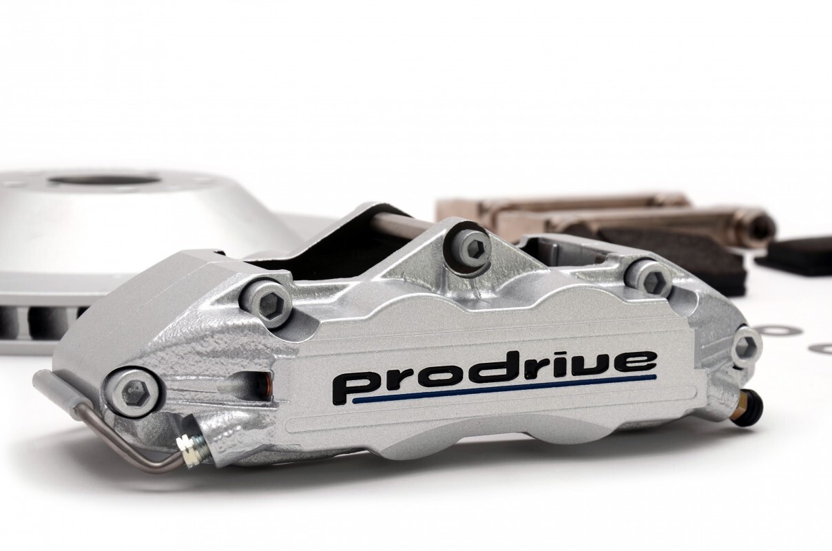 Prodrive Alcon 4 Pot Brake Caliper Kit For: Subaru Impreza GC8 GF8 WRX ...