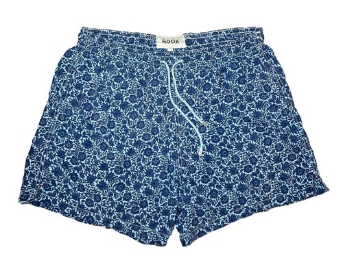 Roda Blue Fancy Swim Trunks Shorts Size XL Designer Italy | eBay
