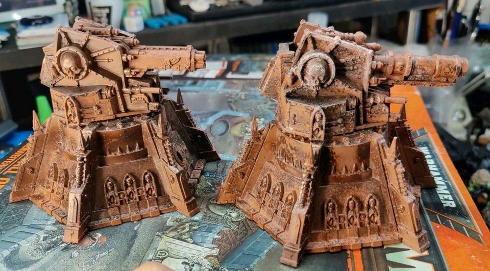 Warhammer 40k Vengeance Weapons Battery x2 OoP Wall Of Martyrs Free ...