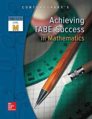 Achieving TABE Success in Mathematics, Level M Workbook Paperback ...