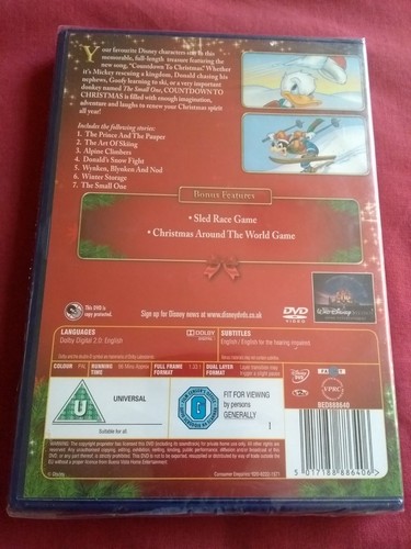 Countdown To Christmas DVD Disney Region 2 NEW SEALED UK | eBay UK