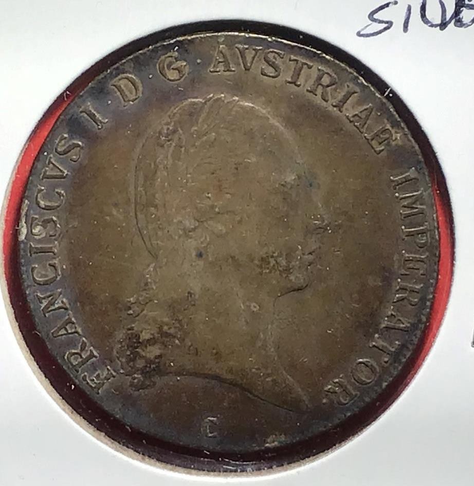 1824C Austria SILVER Thaler XF Details! Old Austrian Coin! | eBay