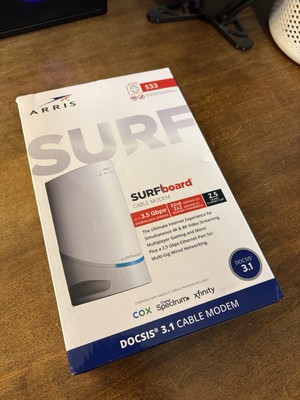 ARRIS SURFboard S33 DOCSIS 3.1 MultiGigabit Cable Modem (S33v2) | eBay