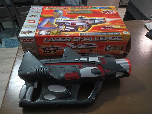 V2 Firestorm Laser Challenge Blaster Gun Toymax 1998 Toy Max With Box ...