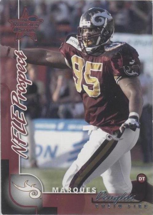 2000 Leaf Rookies & Stars - NFLE Prospect Marques Douglas #266 /3000 ...