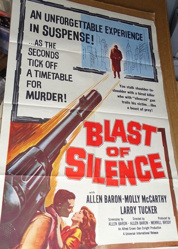 1961 Blast of Silence one-sheet Movie Poster (Allen Baron & Molly ...