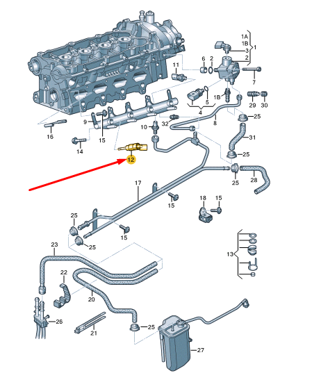 Audi 06F906036F Fuel Injector for sale online | eBay UK