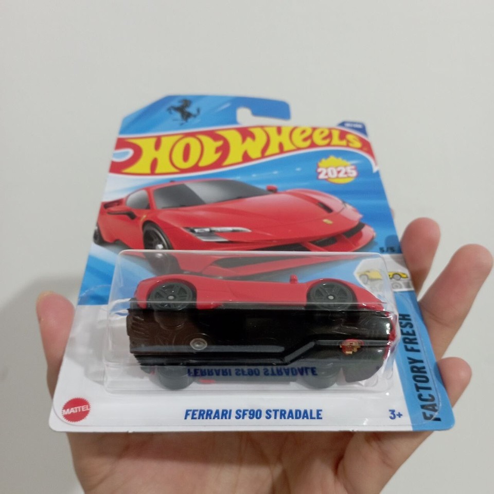 Hot Wheels 2025 Case J Ferrari SF90 Stradale - International Card #191 ...