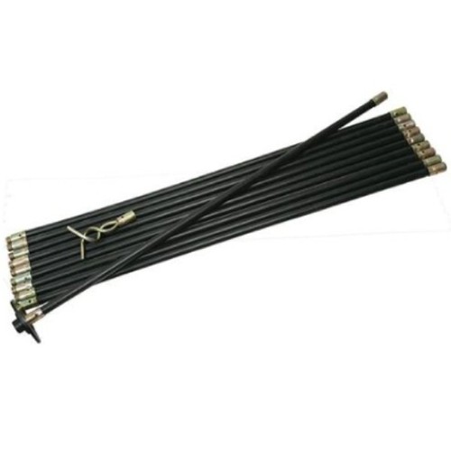 DRAIN ROD RODS SET FLUE CHIMNEY DRAIN BRUSH WORM SCREW PLUNGER DROP ...