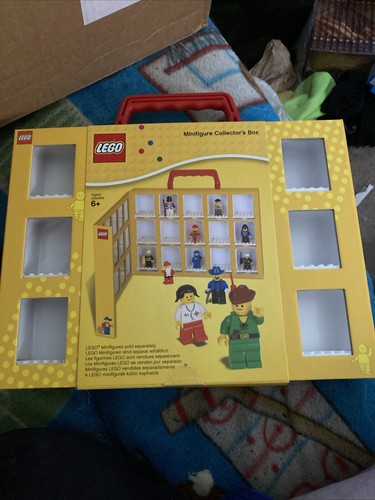 NEW LEGO Minifigure Collector's Box Carry Case with Handle - Fits 15 ...