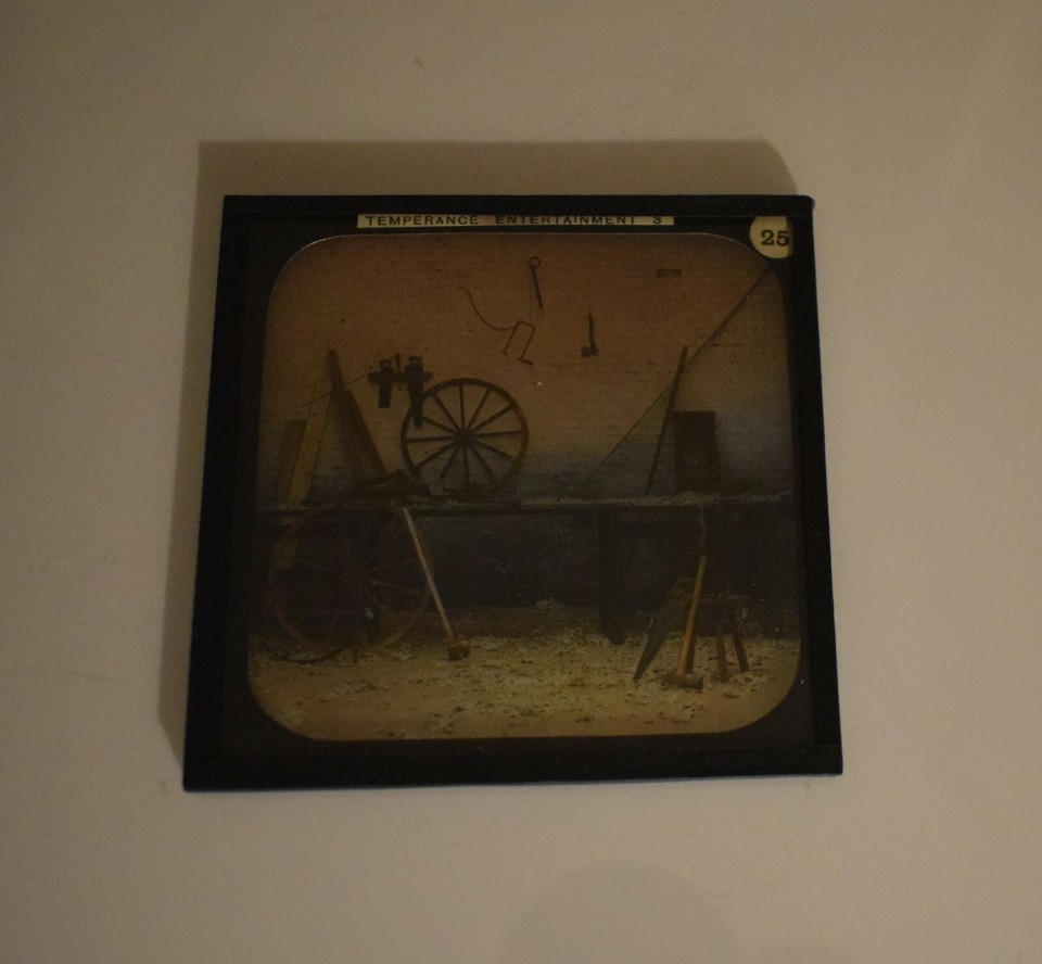 Magic Lantern Slide TEMPERANCE ENTERTAINMENT 3 NO25 C1897 PHOTO ...