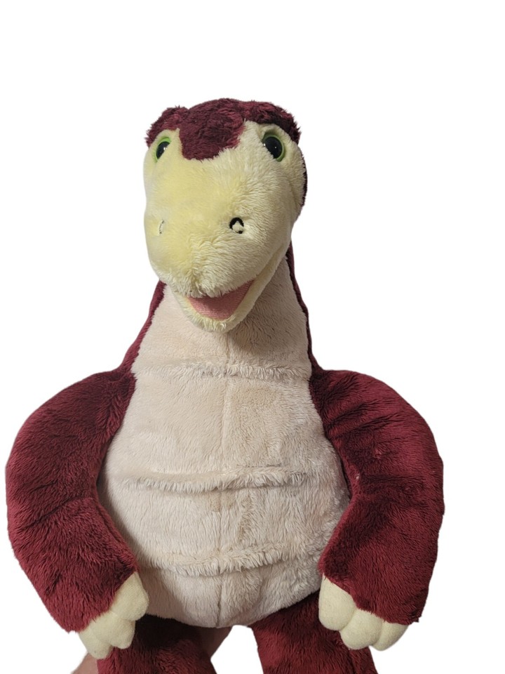 Build A Bear Red Maroon Dinosaur Stegosaurus Plush Rare & Retired ...