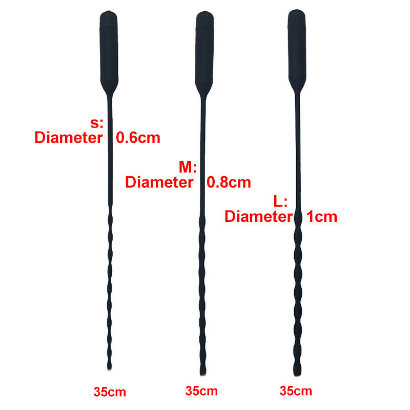 10 Mode Silicone Men Electric Stretcher Urethral Sounding Rod Penis ...