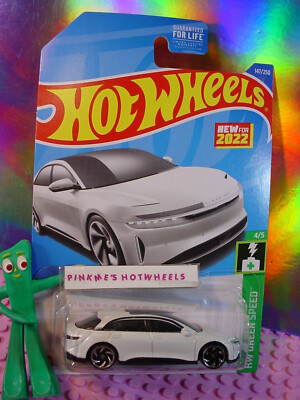 New for 2022 Hot Wheels LUCIO AIR #147 white;ra6 GREEN SPEED case L/M ...