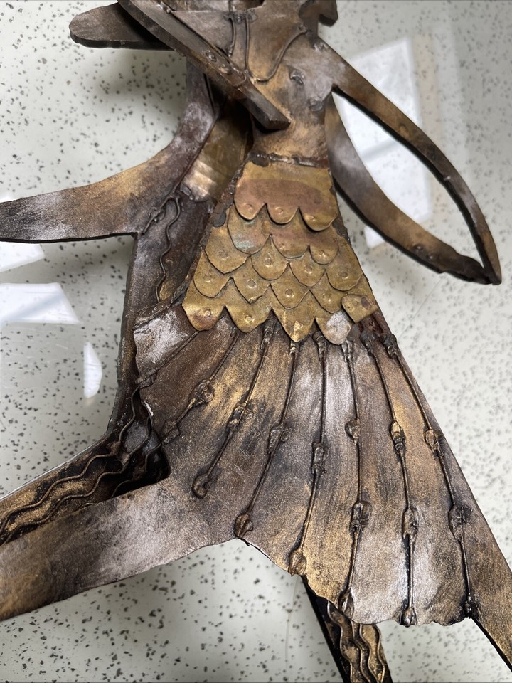 SPECTACULAR VTG Brutalist Metal Tango Dancers Massive Sculpture Statue ...