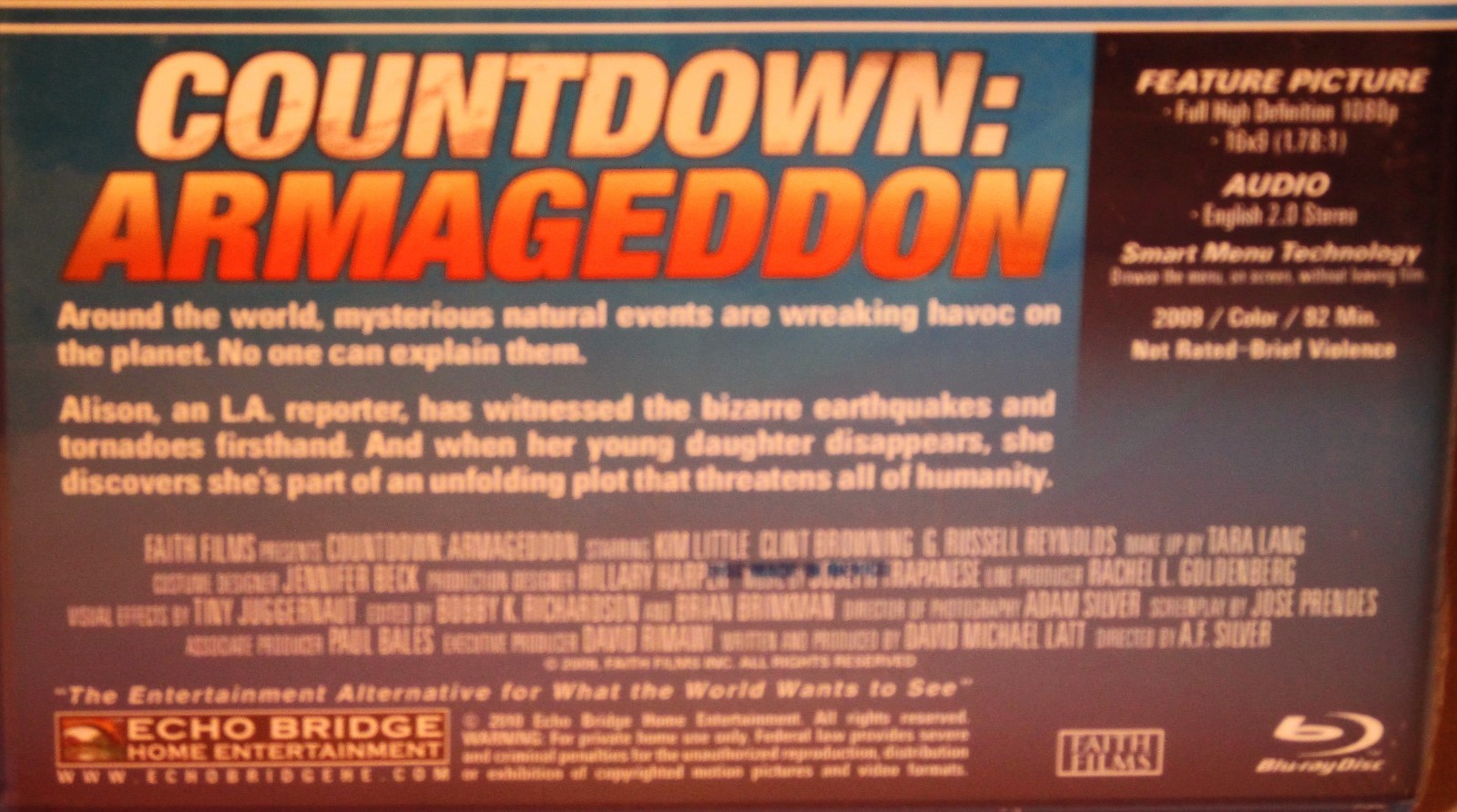 2012 Doomsday Prophecy & Countdown Armageddon HD Blu Ray Action Movies ...